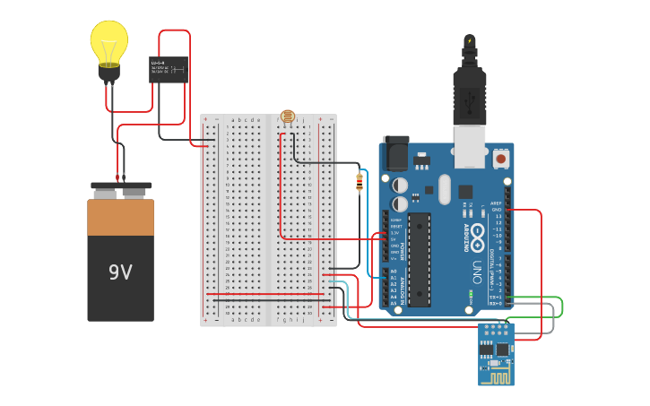 Circuit Design Wifi Module Esp8266 Tinkercad