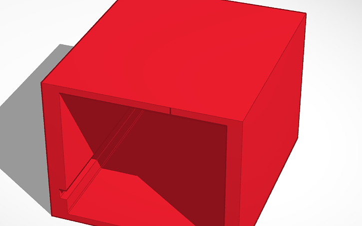 3D design 40X50mm circuit board case - Tinkercad
