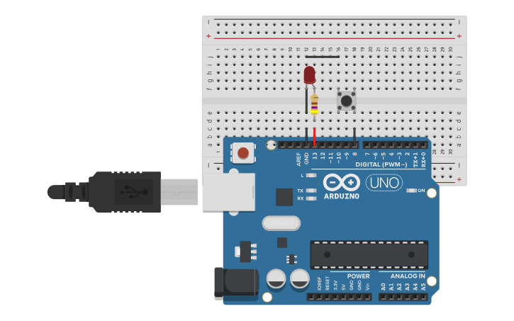 Circuit design Bistable Mode - Tinkercad