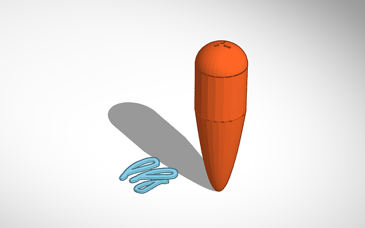3D design Carrot v0 - Tinkercad