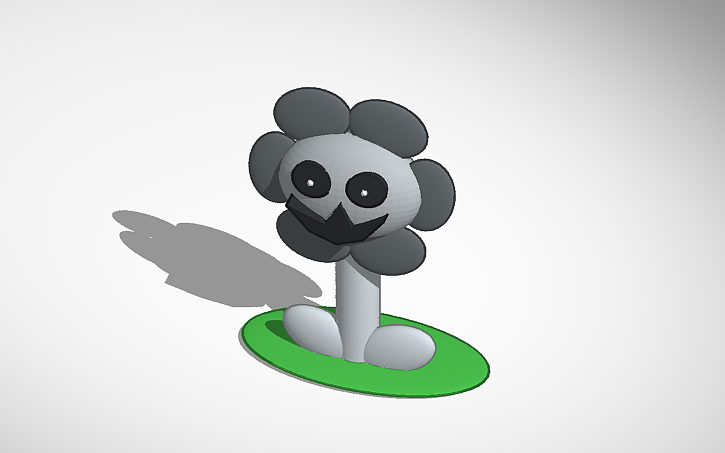 3D design Flowey - Tinkercad
