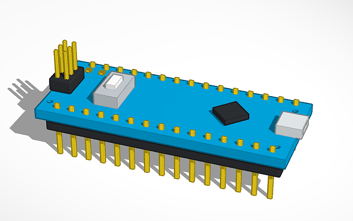 3d Design Arduino Nano Tinkercad