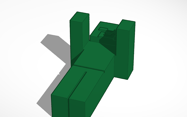 3D design minecraft zombie - Tinkercad