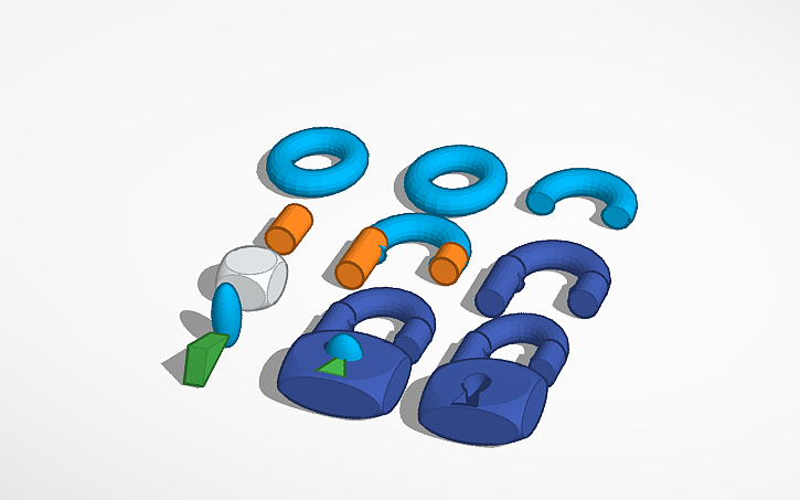 3D design a Lock - Tinkercad