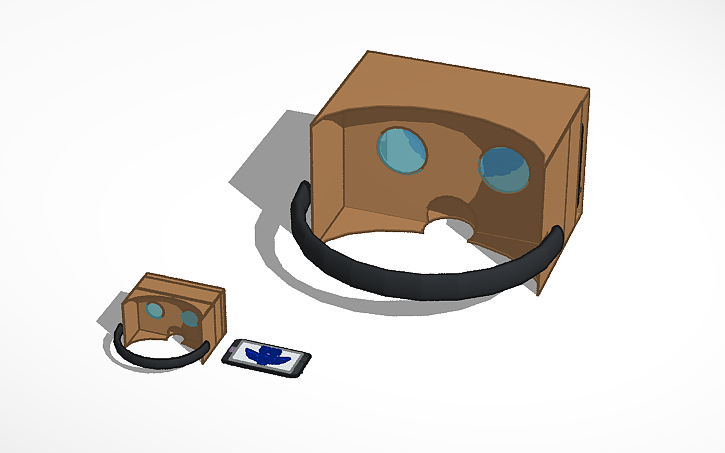 3D design oculos vr - Tinkercad