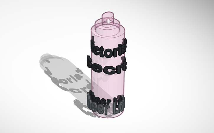 3D design Victoria's Secret - Tinkercad