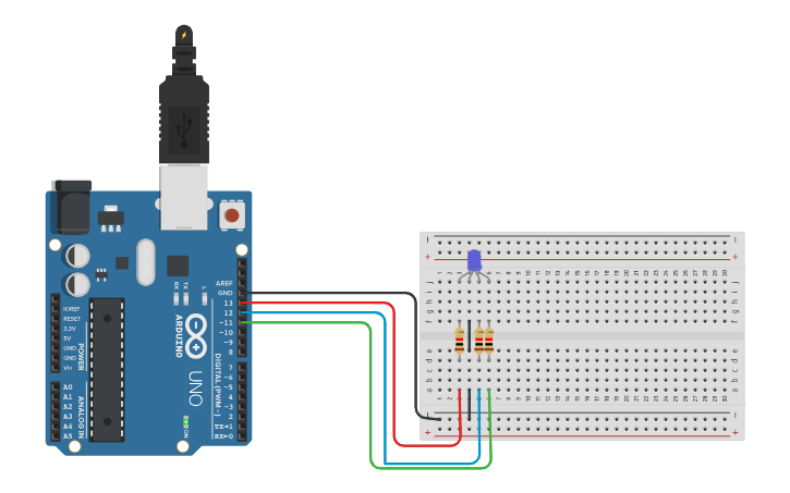 Circuit design Activity J - Tinkercad