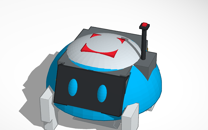 3D design mini robot - Tinkercad