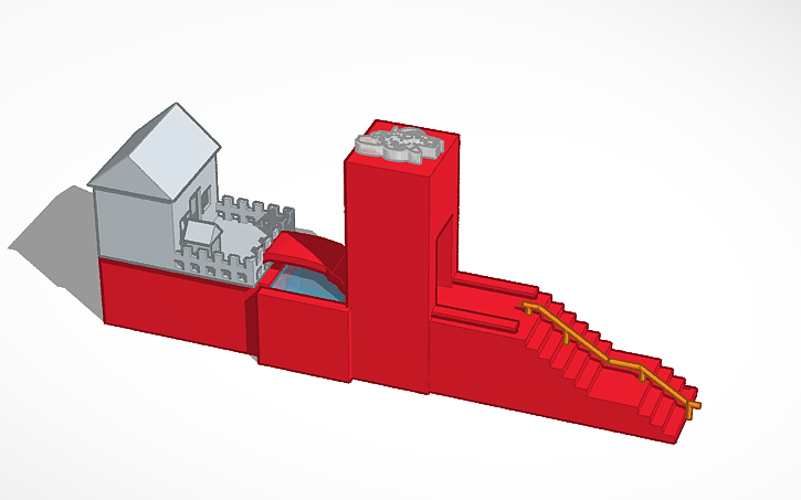 3D design Random Walkway - Tinkercad