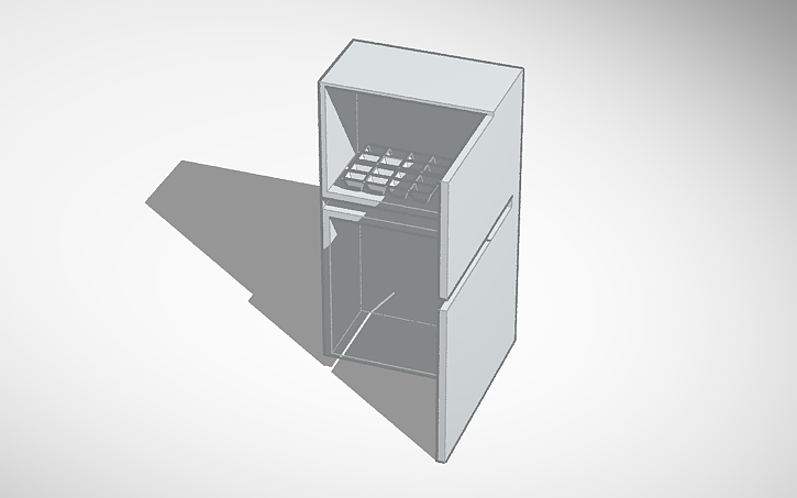 3D design Refrigerator - Tinkercad