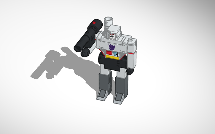 3D design Transformers Megatron 2.0 - Tinkercad