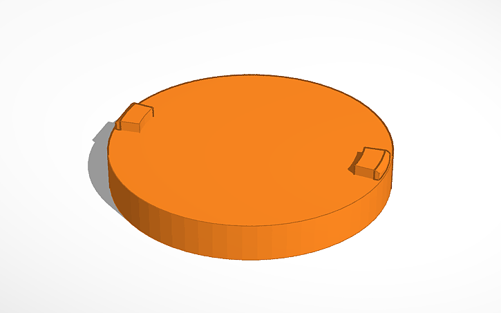 3D design Disc Frame Template - Tinkercad
