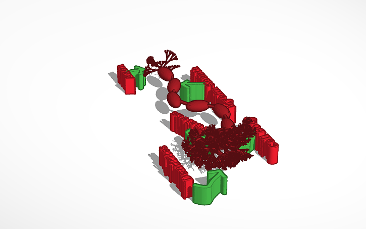 3D design Model of a Neuron - Tinkercad