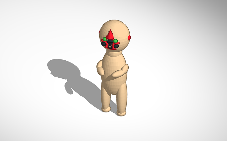 3D design SCP-173 - Tinkercad