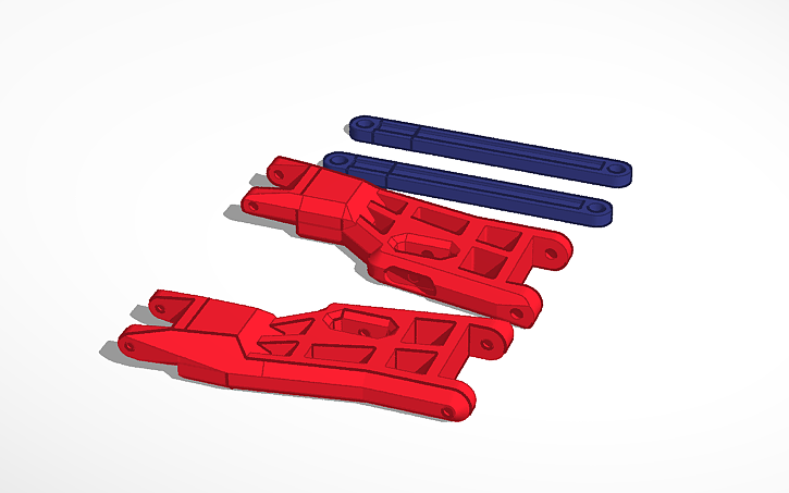 3D design Wide/Drop Slash A-Arm Kit - Tinkercad