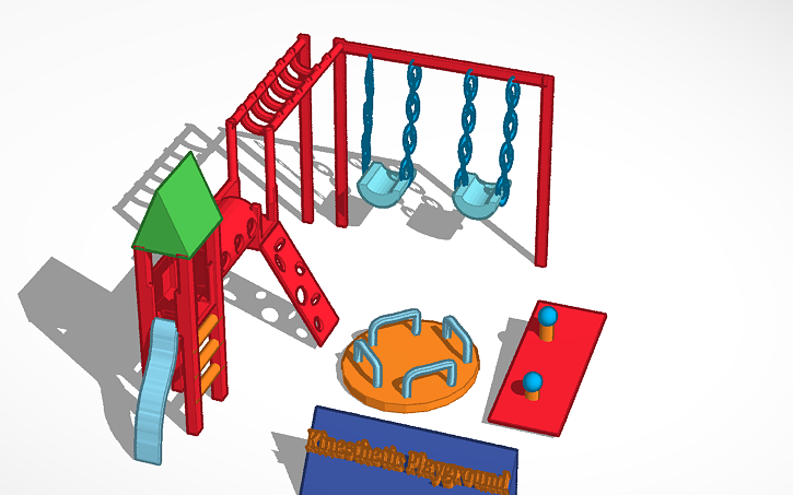 3D design Kinesthetic Playground - Tinkercad