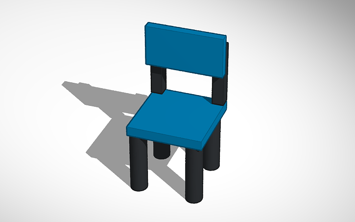 3D design Chair - Tinkercad