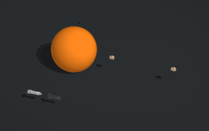 3D design Mars Orbiters - Tinkercad