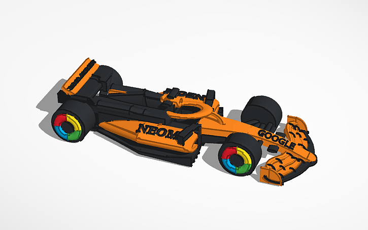 3D design McLAREN F1 car - Tinkercad