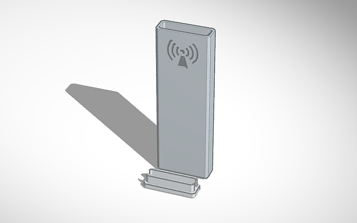 3D design Wifi dongle sheath - Tinkercad