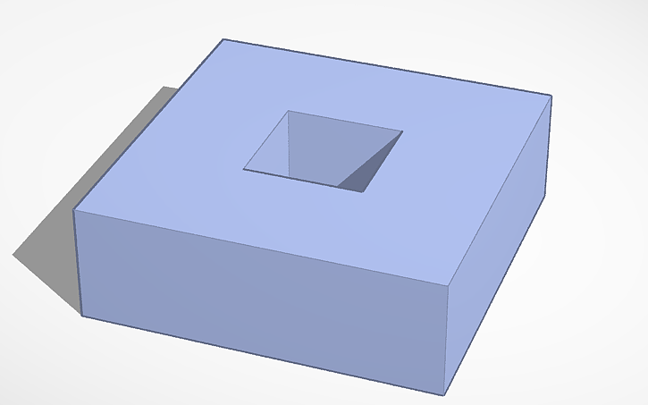 3D design Square - Tinkercad