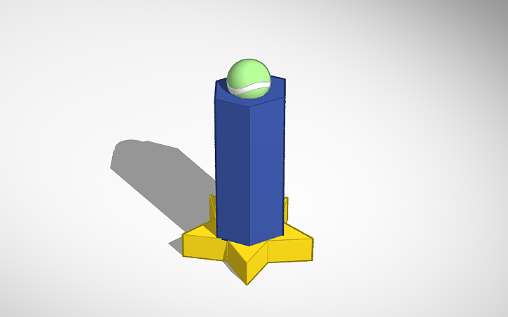 3D design Holy angels tennis ball Oliver - Tinkercad