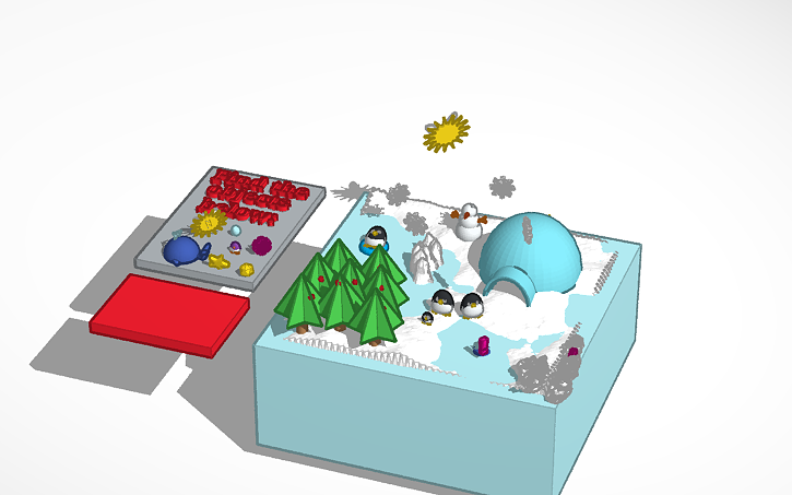 3D design Scavenger Hunt - Antarctica - Tinkercad