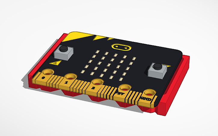 3D design Micro bit stabilizer - Tinkercad