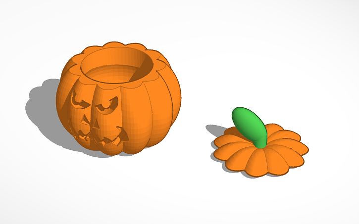 3D design Pumpkin - Tinkercad