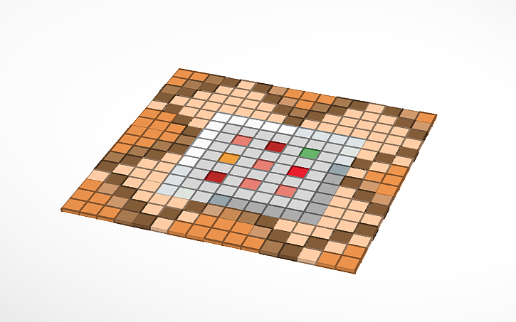 3D design command block - Tinkercad