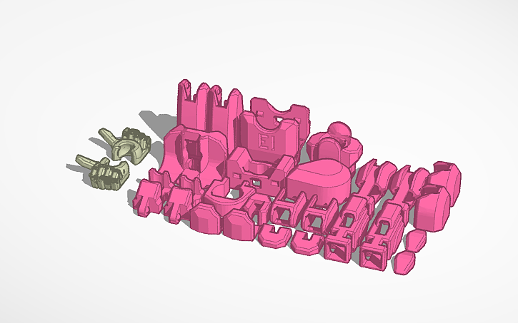 3D design T 13 armor - Tinkercad