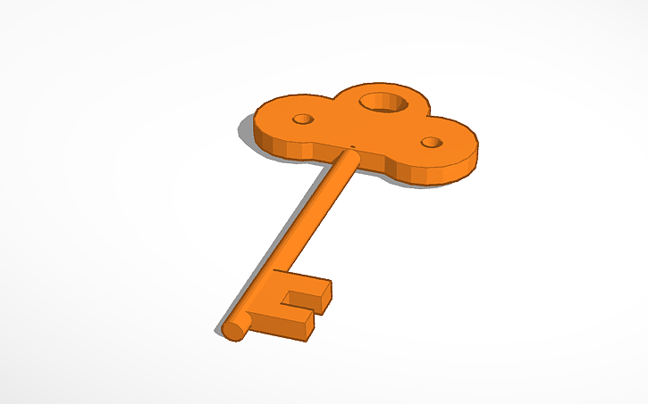 3D design key - Tinkercad