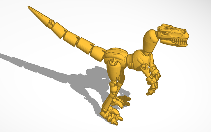 3D design Dinosaur - Tinkercad