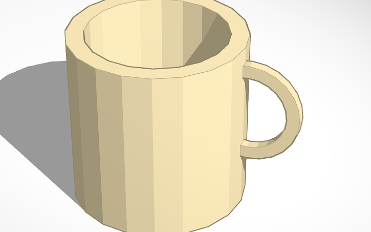 3D design Mug - Tinkercad