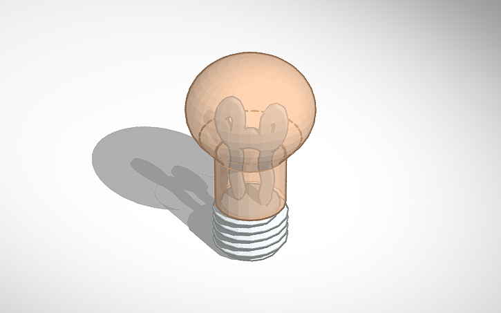 3D design Light Bulb - Tinkercad