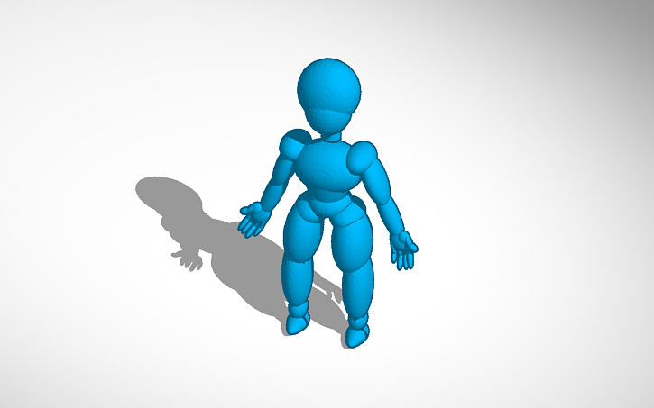 3D design body base - Tinkercad