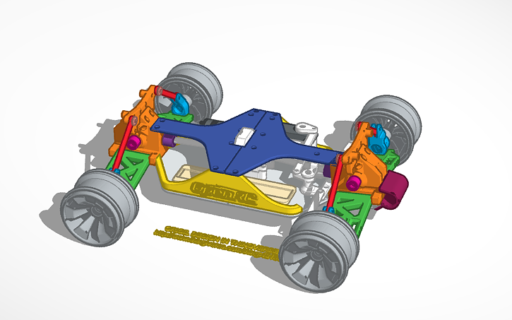 3D design OpenRC 1:10 4WD Truggy Concept RC Car by barspin 3D PRINTABLE ...