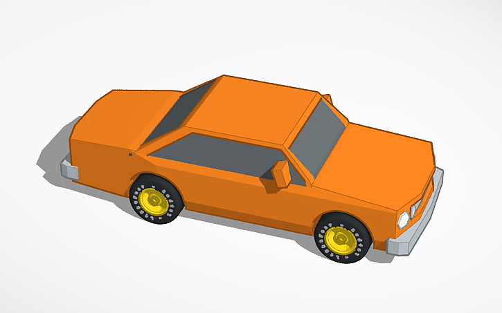 3D design car drivable (sim lab) - Tinkercad