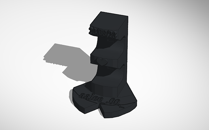 3D design soporte mandos ps5 - Tinkercad