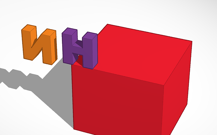 3D design keychain #1 - Tinkercad