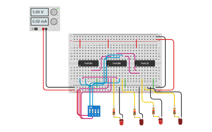Circuit design PRACTICAL - 07(3) - Tinkercad