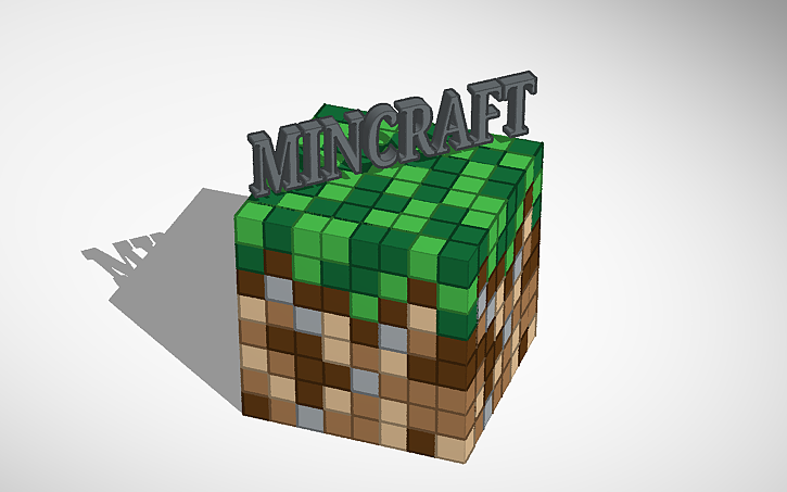 3D design MINCRAFT - Tinkercad