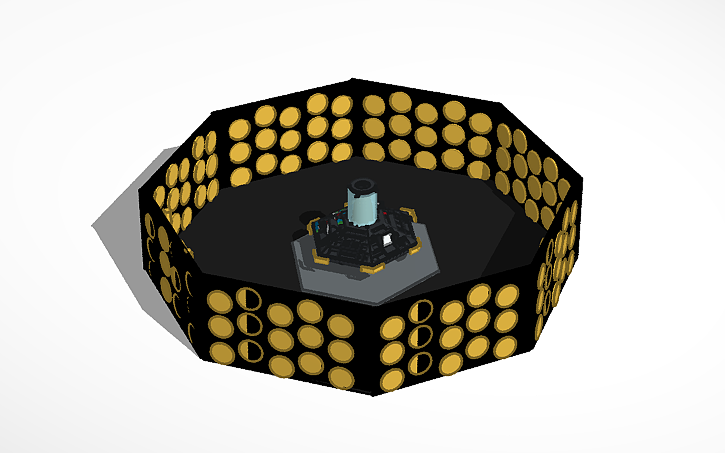 3D design Dark Mode Tardis Interior - Tinkercad