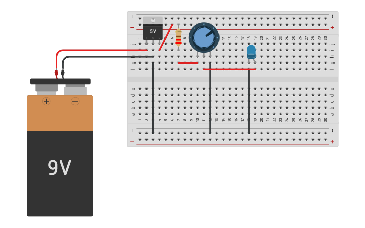 Circuit Design Controlling The Brightness Of Led Tinkercad