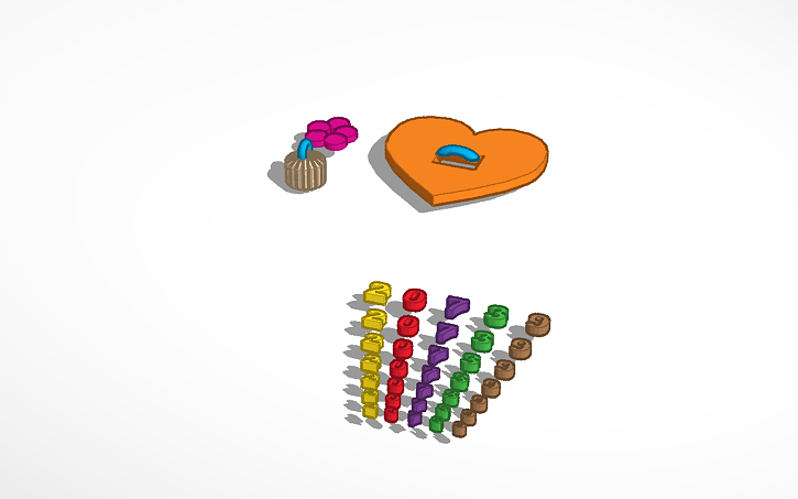 3D design earring - Tinkercad