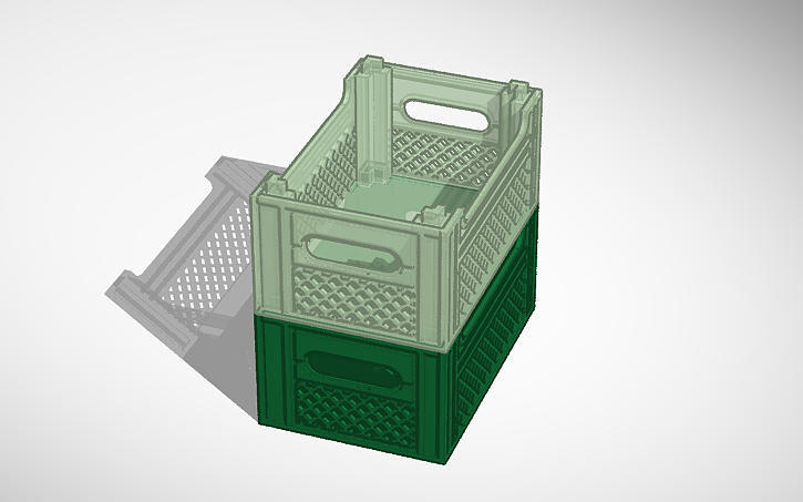 3D design 3d printable storage containers that stack - Tinkercad