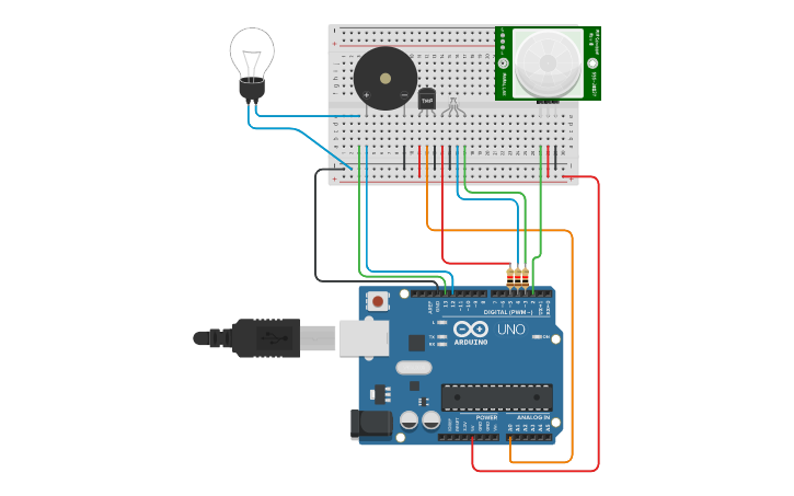 Circuit design Baby monitor - Tinkercad