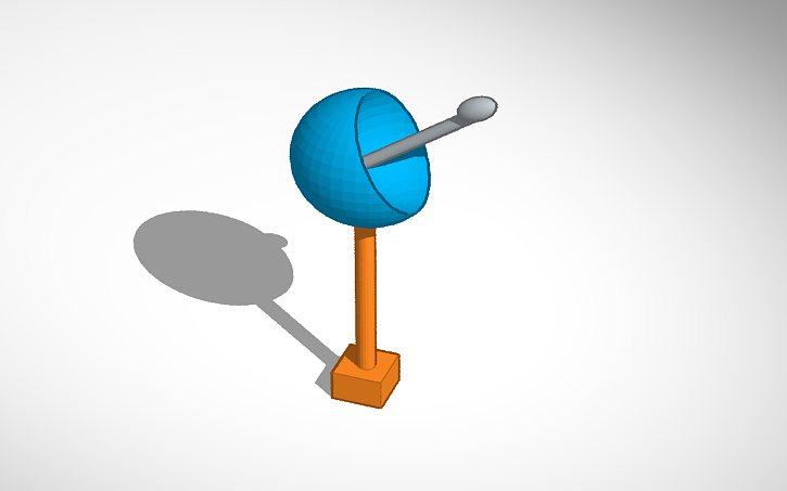 3D design satellite dish - Tinkercad