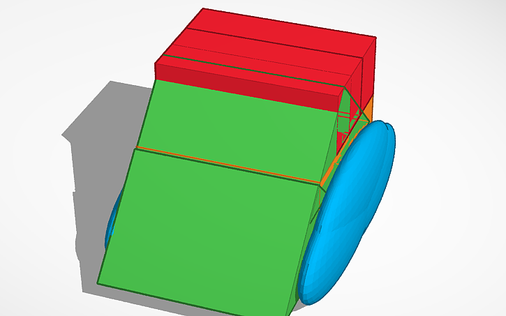 3D design robot sumo - Tinkercad