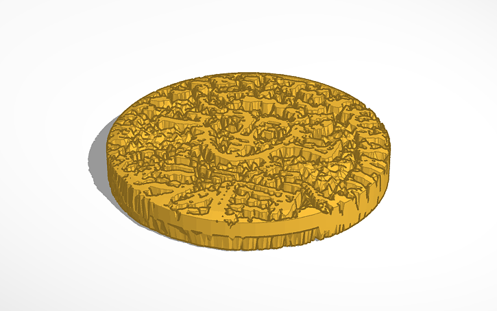 3D design Solidus Coin - Tinkercad